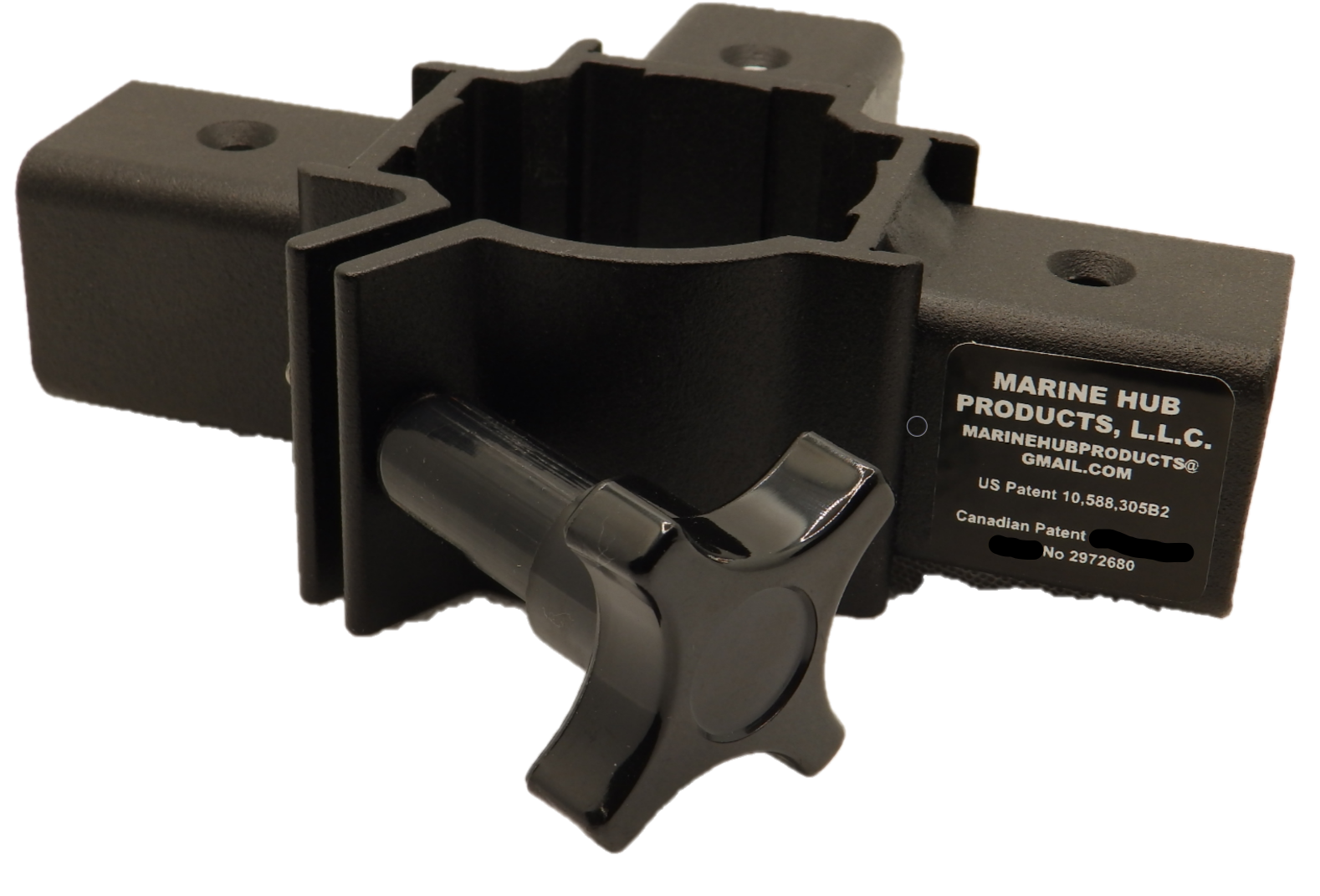 Marine Hub V2 Black Texture - Marine Hub Products